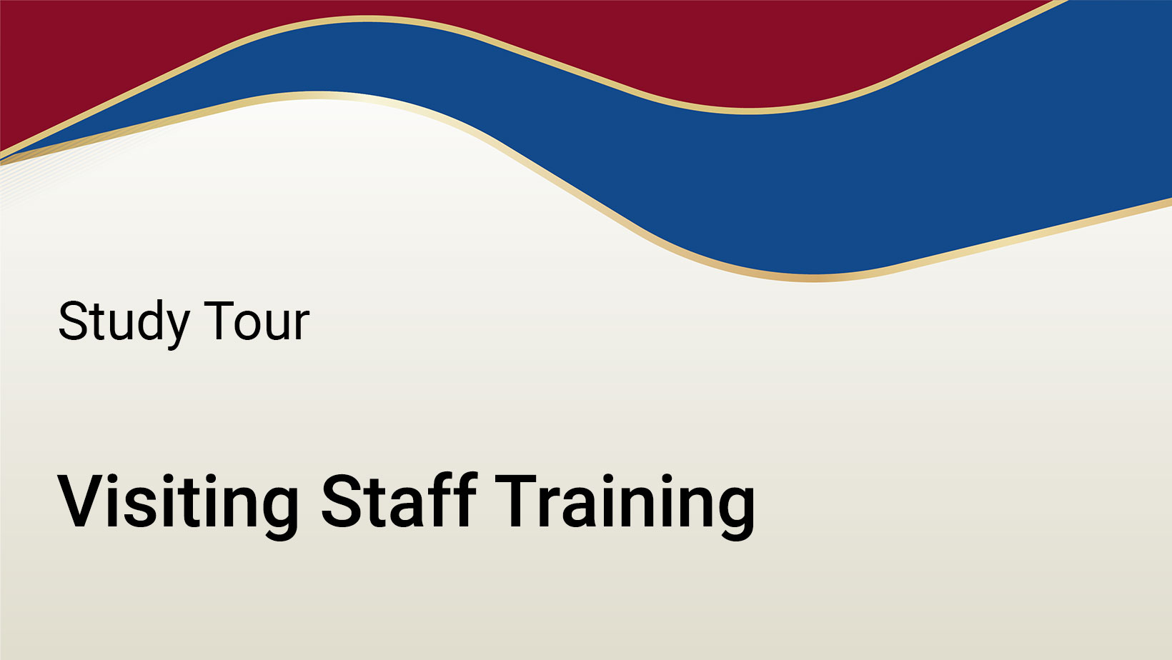 Study Tour/ Study Abroad Visiting Staff Training - JPIC Academy - LMS